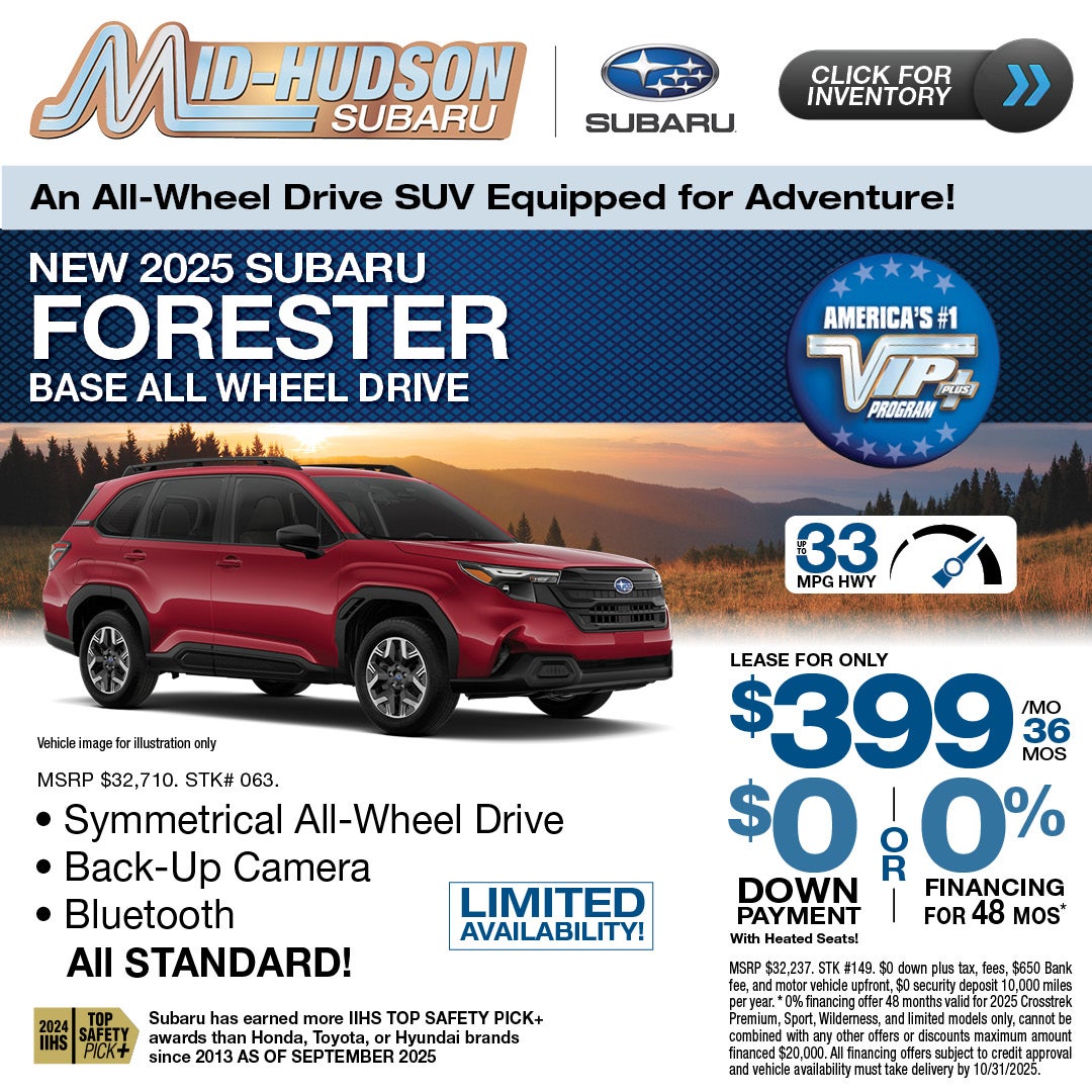 Subaru Dealership Near Me | Wappingers Falls | Mid-Hudson Subaru