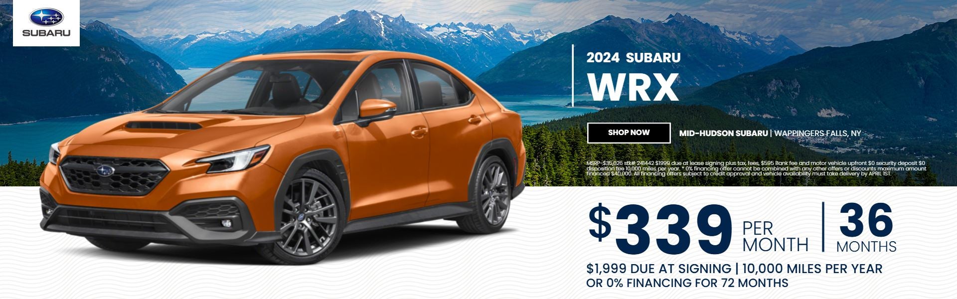 Subaru Dealership Near Me | Wappingers Falls | Mid-Hudson Subaru